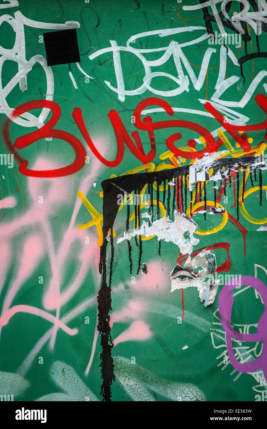 Graffiti on a utility box Stock Photo - Alamy