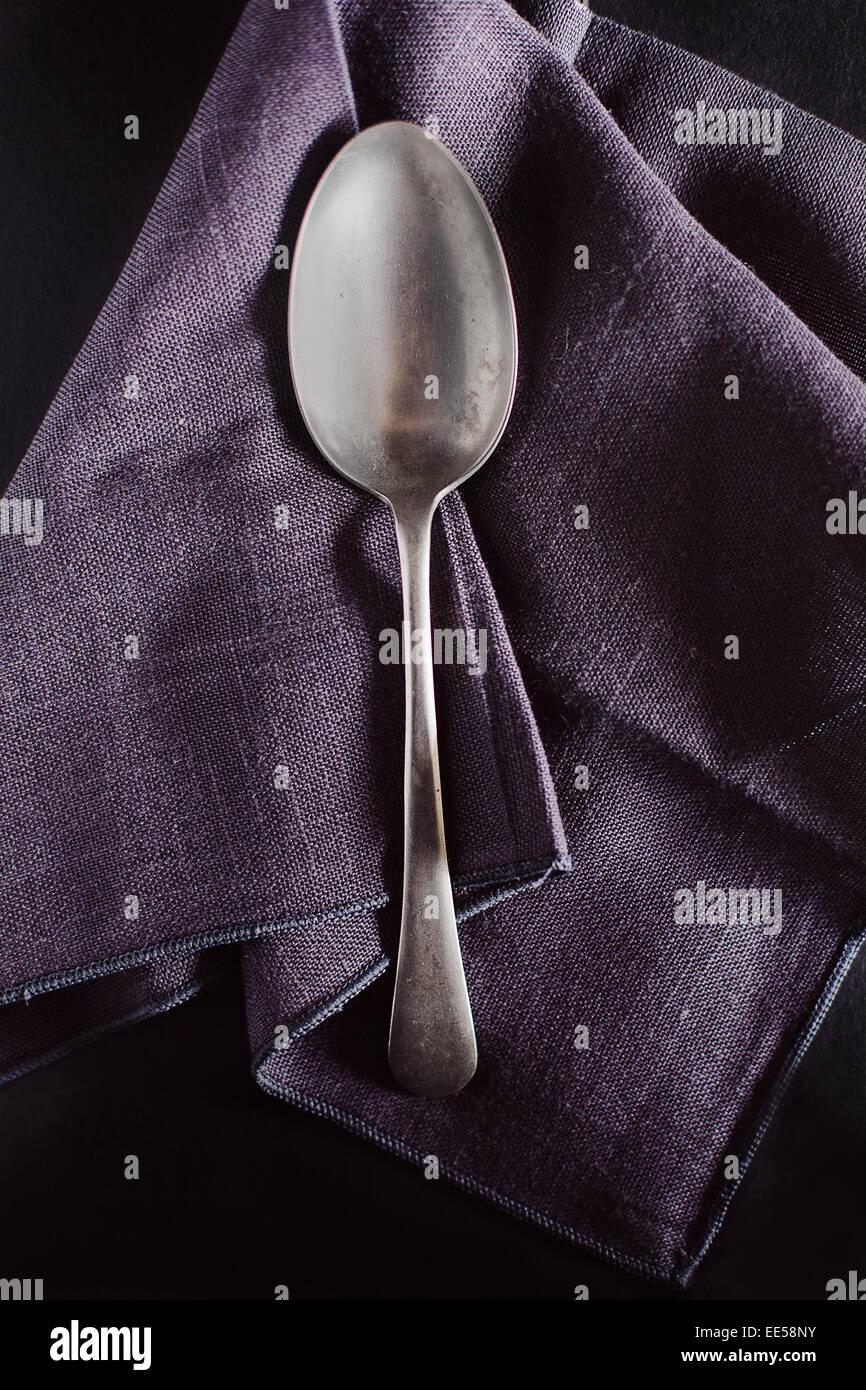 Silver spoon hi-res stock photography and images - Alamy