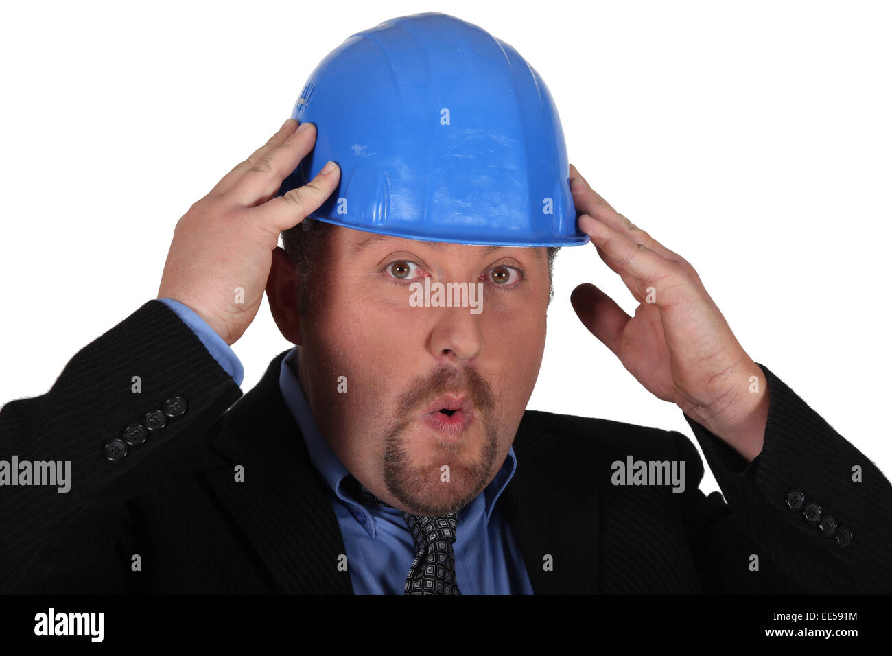 A shocked engineer Stock Photo - Alamy