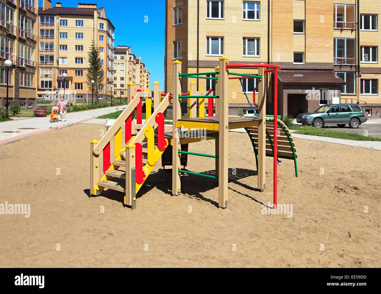 Sports Complex on the children's playground Stock Photo - Alamy