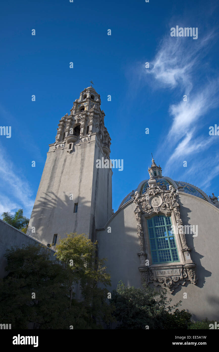 California Tower and California Building, Balboa Park, San Diego ...