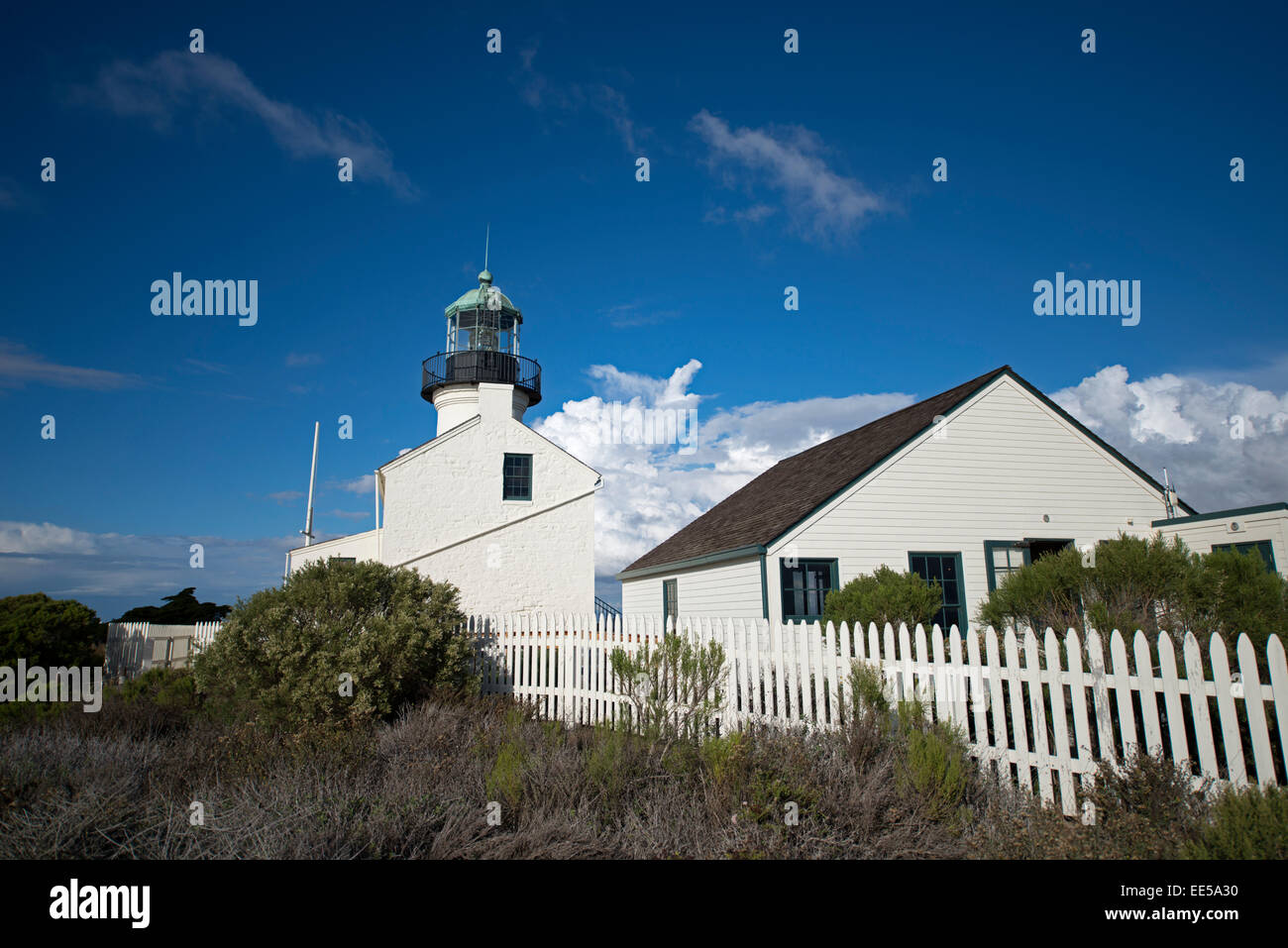 Old Point Loma Lighthouse, Cabrillo National Monument, Point Loma, San ...