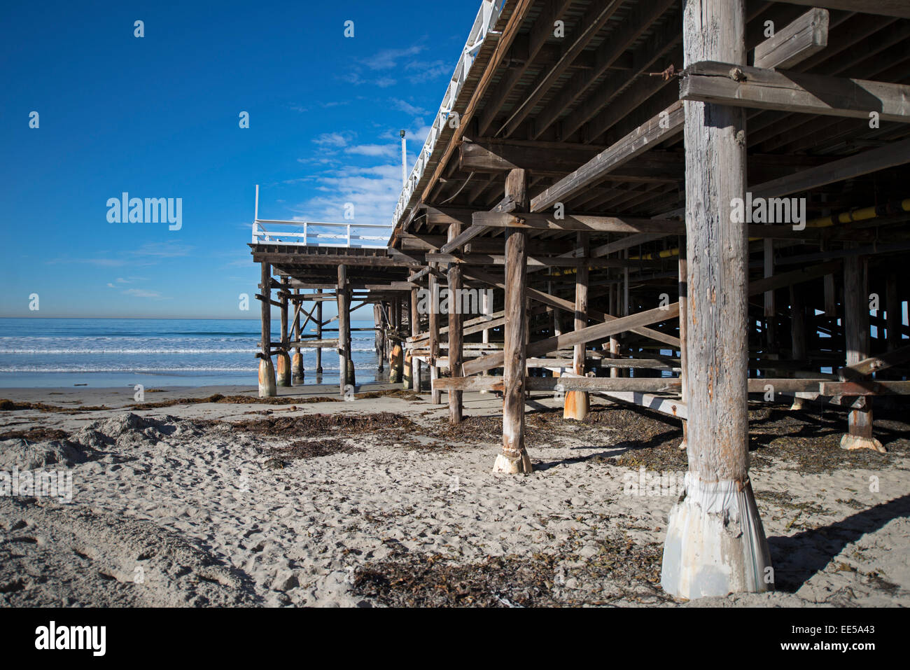 Crystal Pier, Pacific Beach, San Diego, California USA Stock Photo - Alamy
