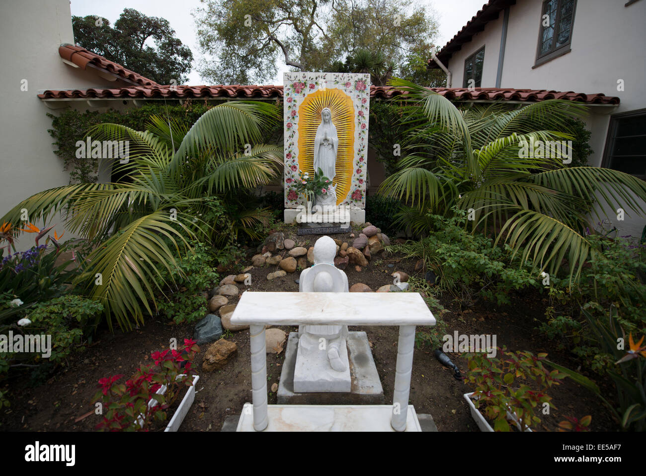 Prayer Garden, Immaculate Conception Catholic Church, Old Town, San ...