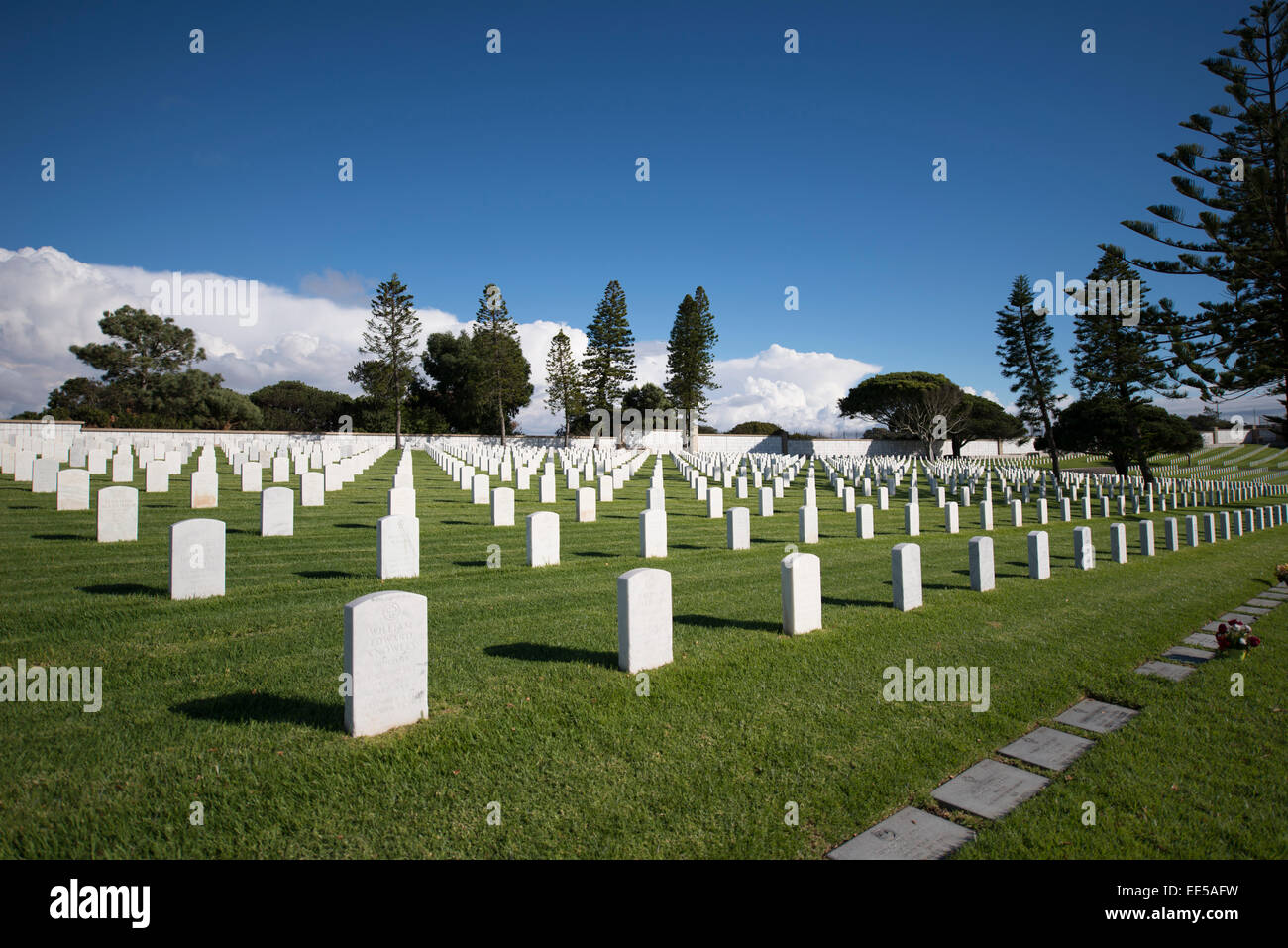 Fort Rosecrans National Cemetery, San Diego, California, USA Stock ...