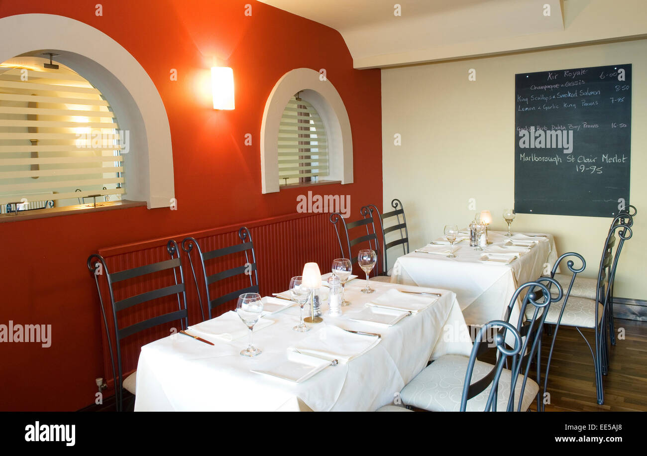 Interior of Italian restaurant Stock Photo - Alamy