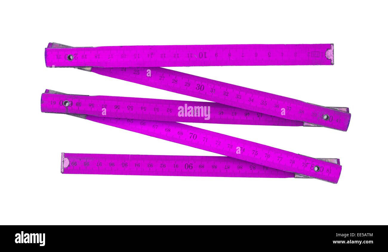 Folding carpenters ruler hi-res stock photography and images - Alamy