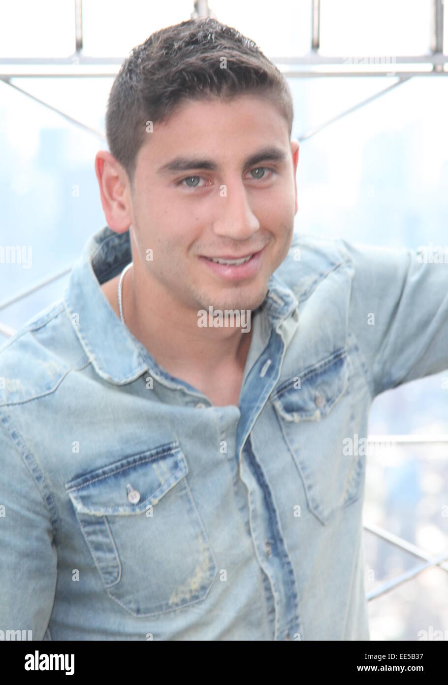 U.S. national team midfielder Alejandro Bedoya visits the Empire State ...
