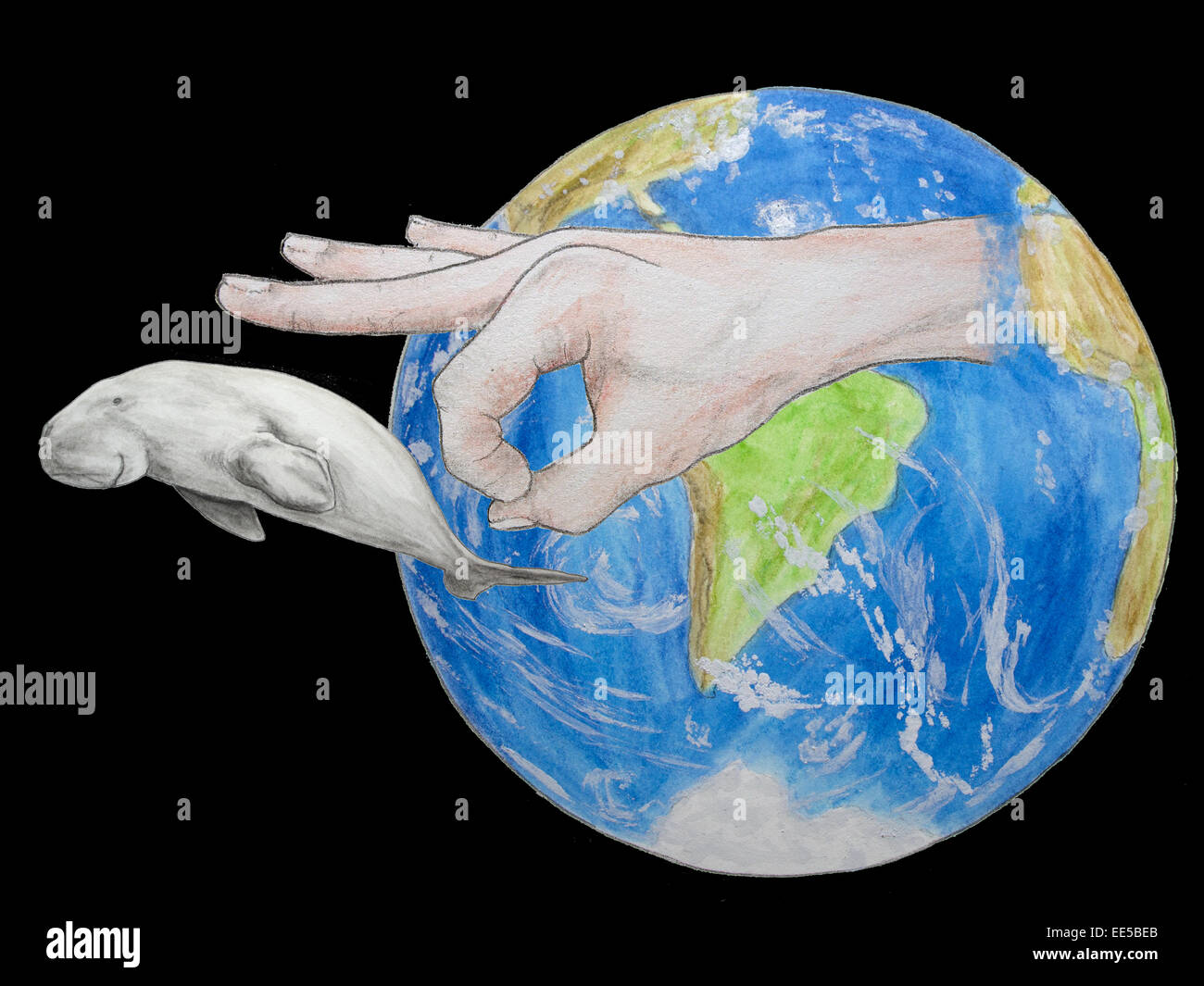 Dugong brought to extinction Stock Photo - Alamy