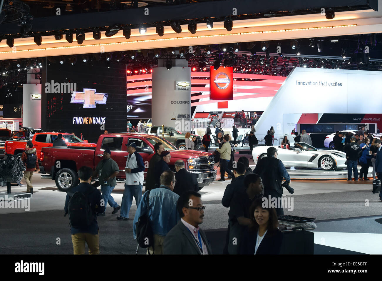 Cobo hall detroit auto show hi-res stock photography and images - Alamy