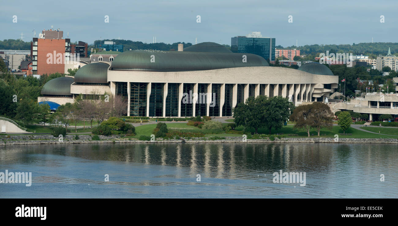 Canadian Museum of History, Ottawa River, Gatineau, Quebec, Canada ...