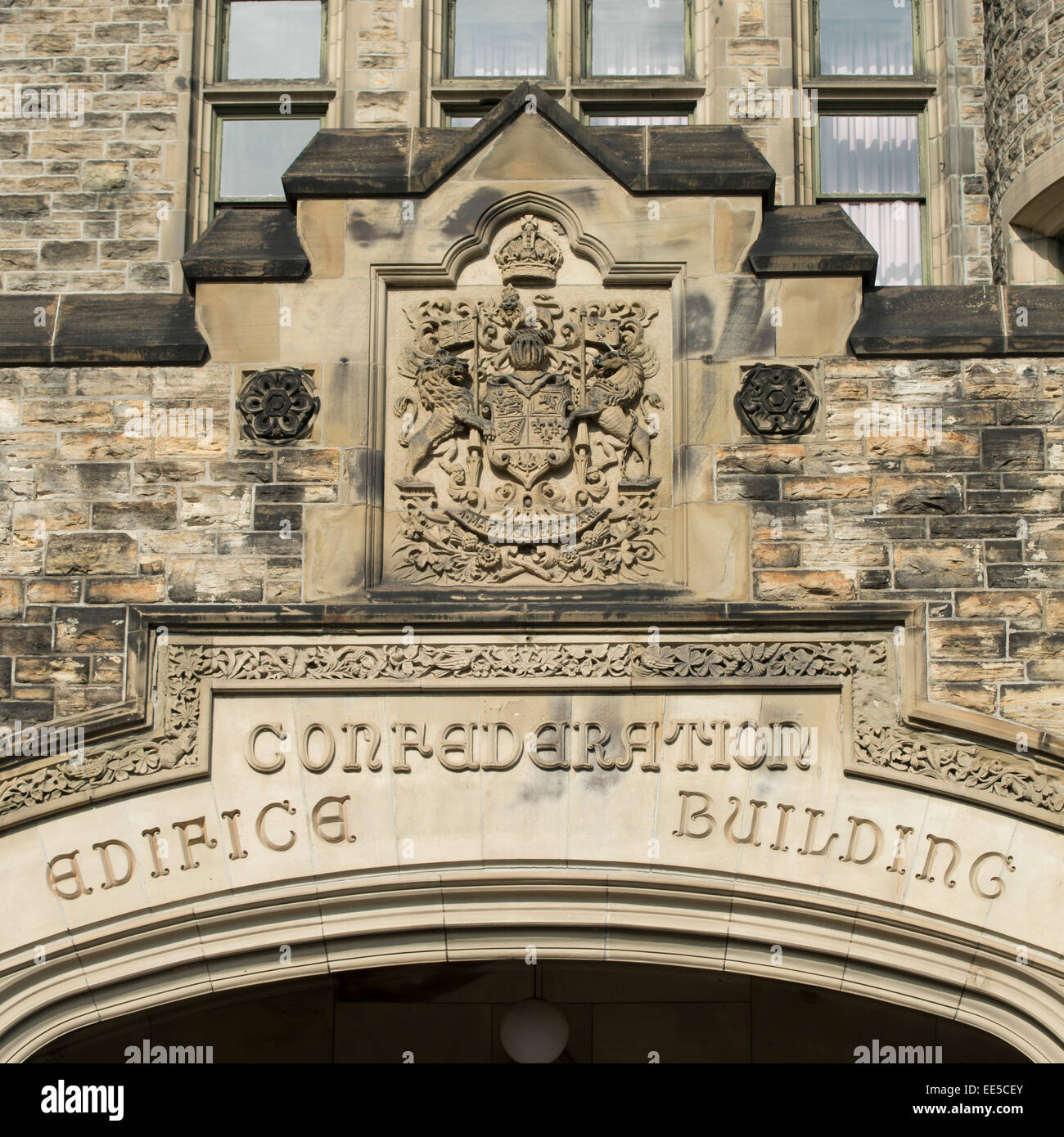 Confederation Building, Parliament Hill, Ottawa, Ontario, Canada Stock ...