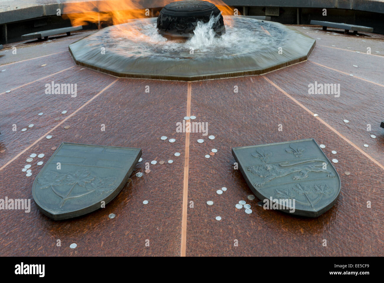 Centennial Flame, Parliament Hill, Ottawa, Ontario, Canada Stock Photo ...