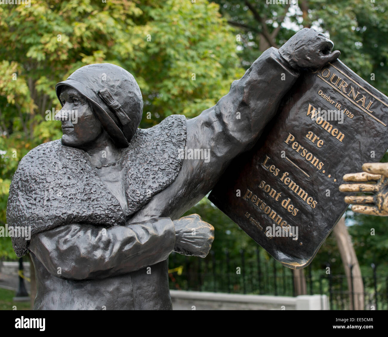 Ottawa famous five monument hi-res stock photography and images - Alamy