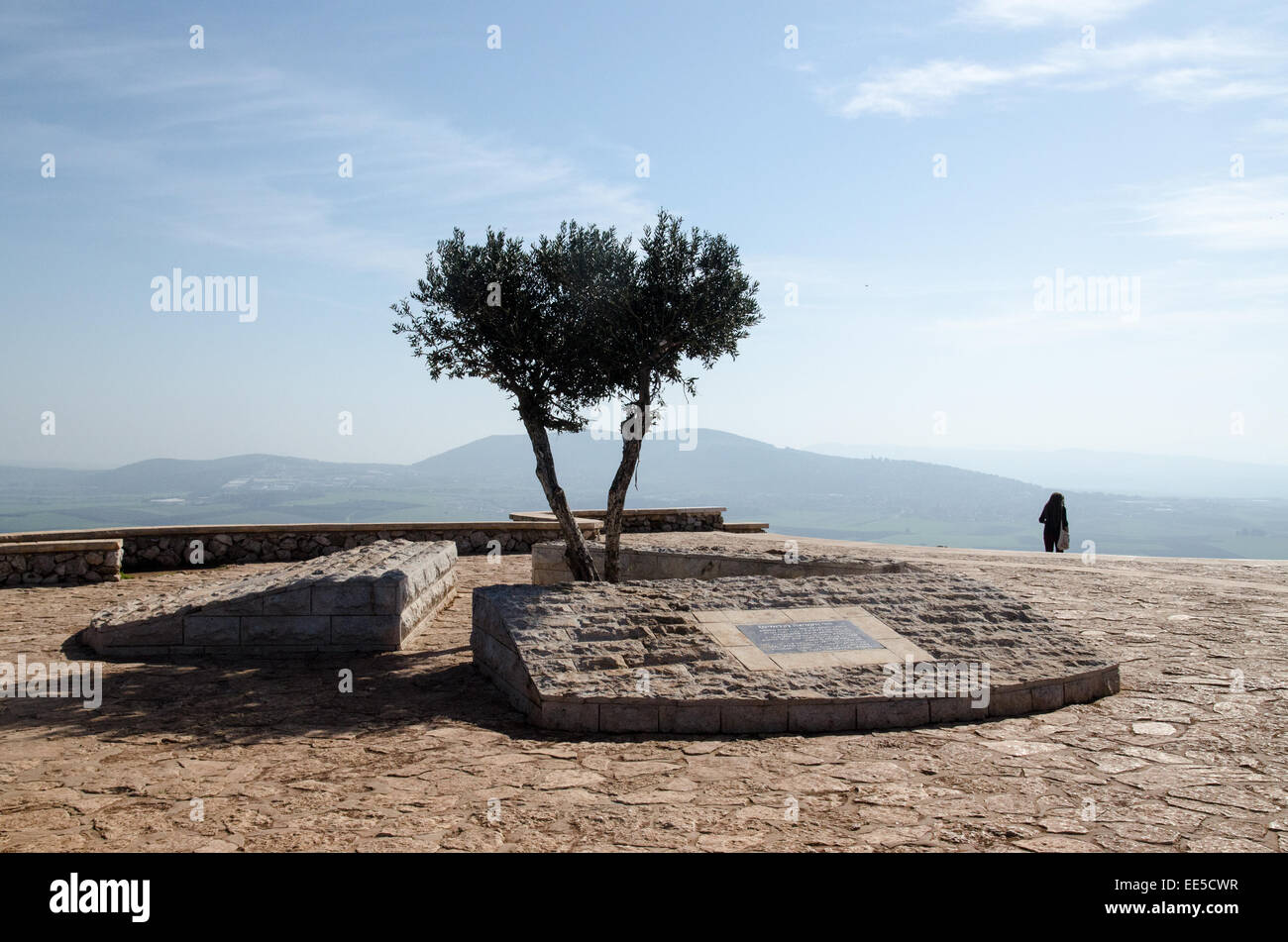 Israel, Lower Galilee, Mount Precipice overlooking Nazareth Stock Photo ...