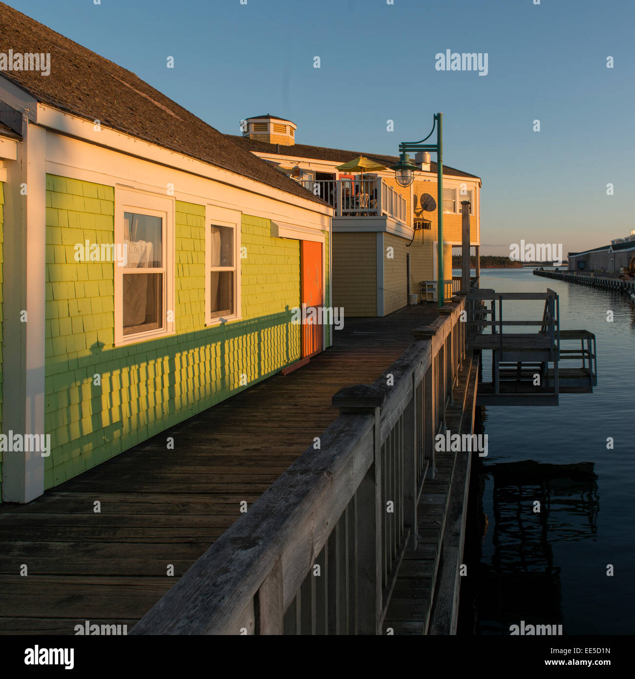 Waterfront buildings at Spinnakers Landing, Summerside, Prince Edward ...