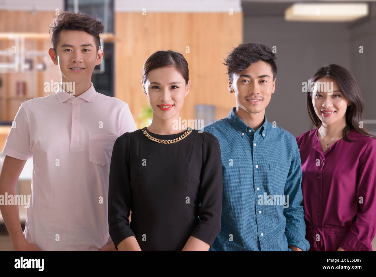 Group portrait of creative workers Stock Photo - Alamy