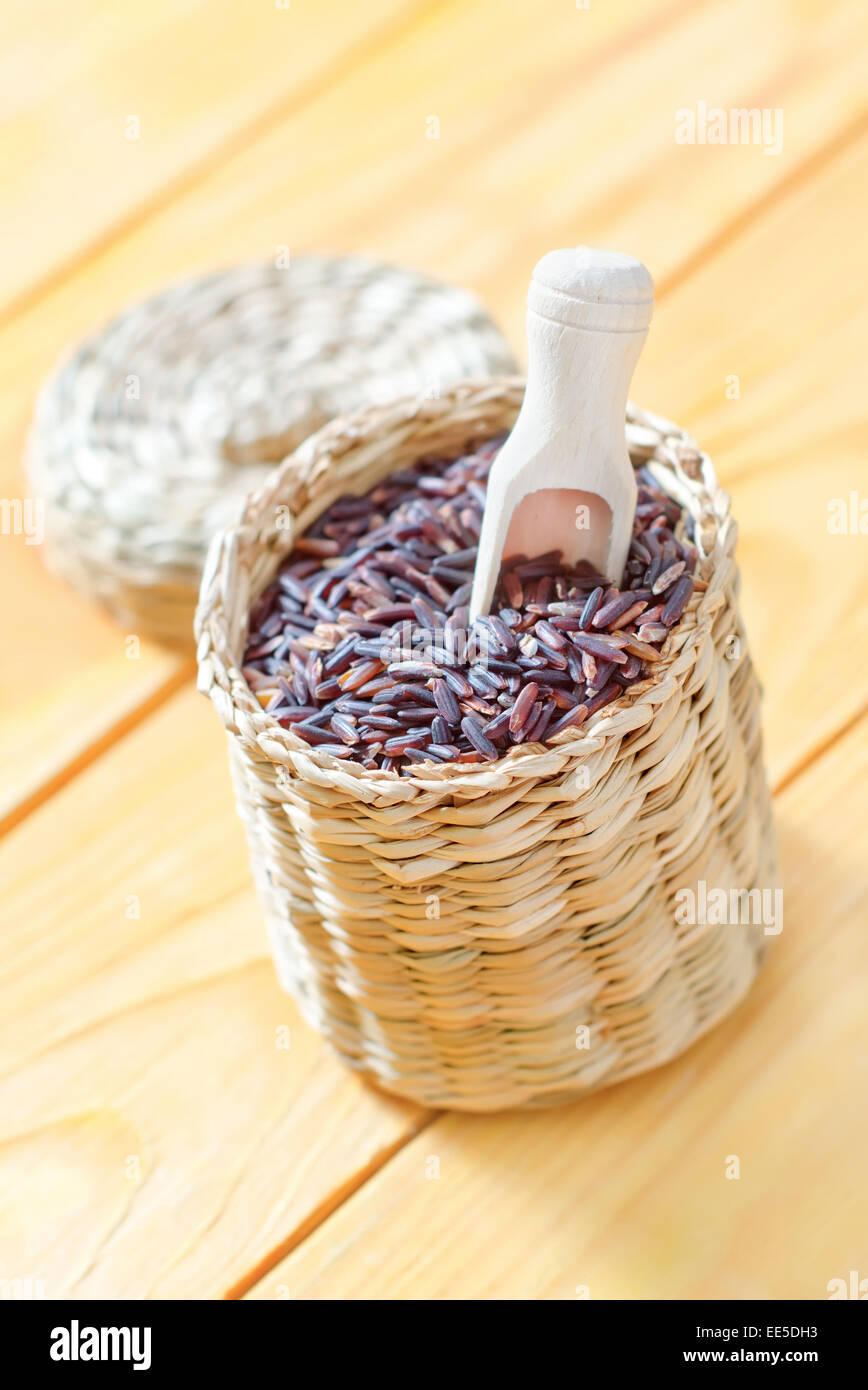 Organic white rice sample hi-res stock photography and images - Alamy