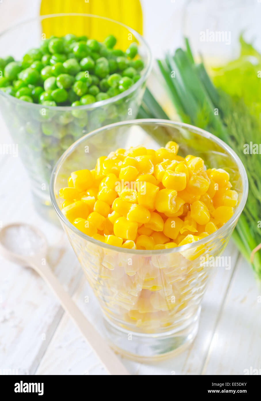 corn and peas Stock Photo - Alamy