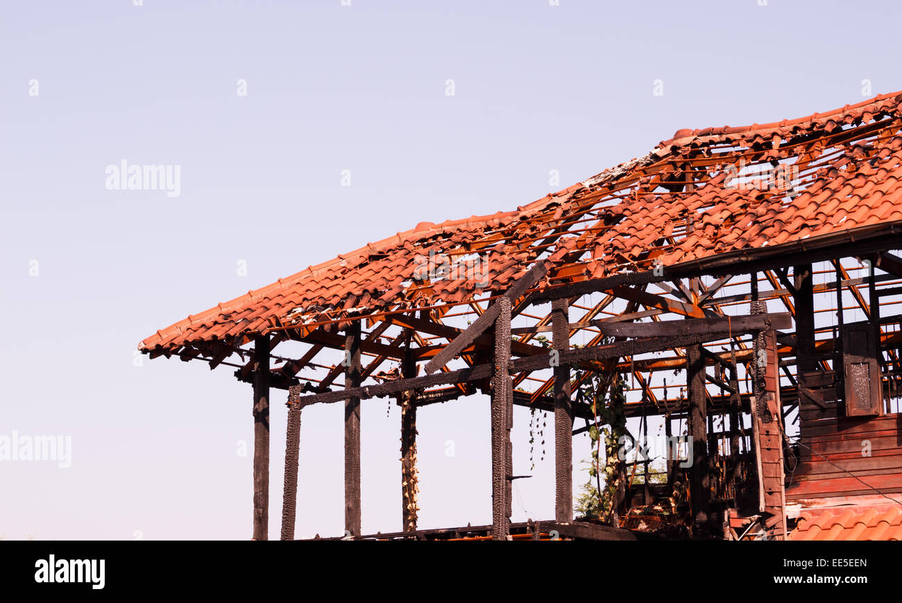 Fire damaged frame hi-res stock photography and images - Alamy