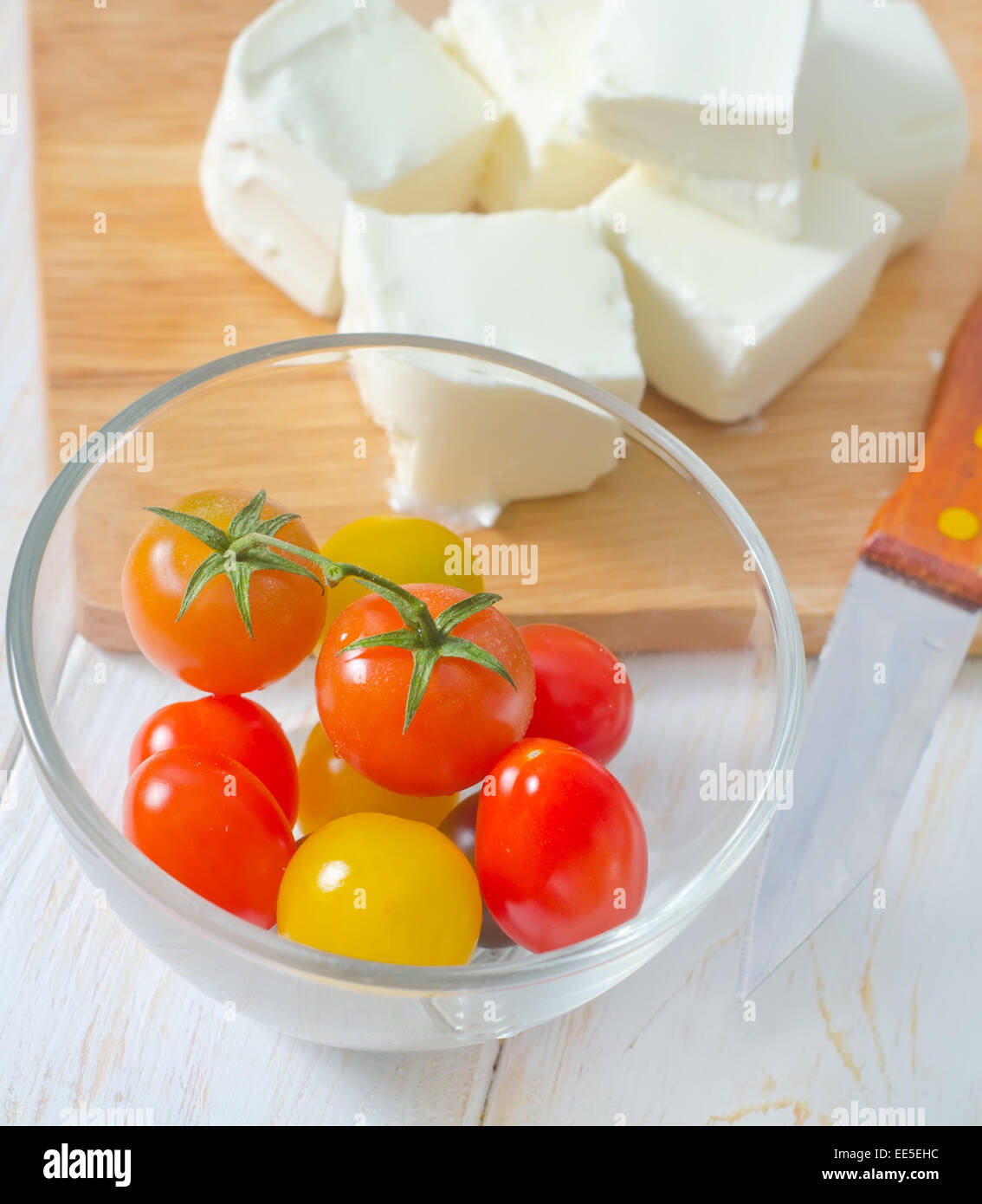 feta and tomato Stock Photo - Alamy