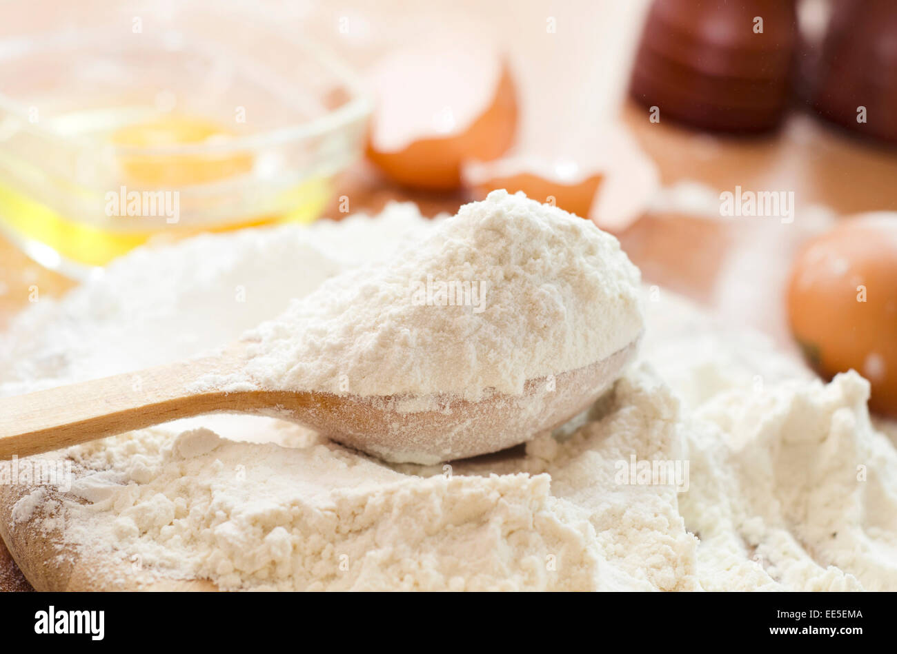 Then dust with rye flour hi-res stock photography and images - Alamy