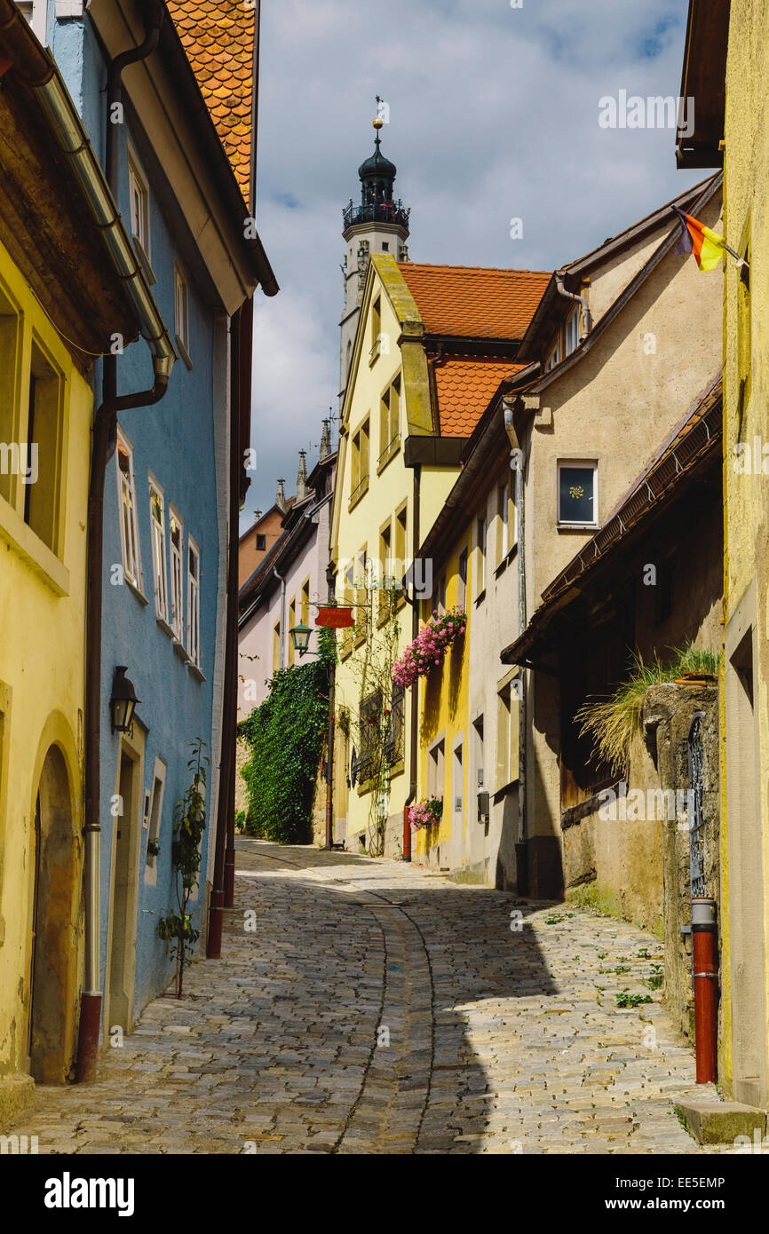 Road rothenburg houses buildings hi-res stock photography and images ...