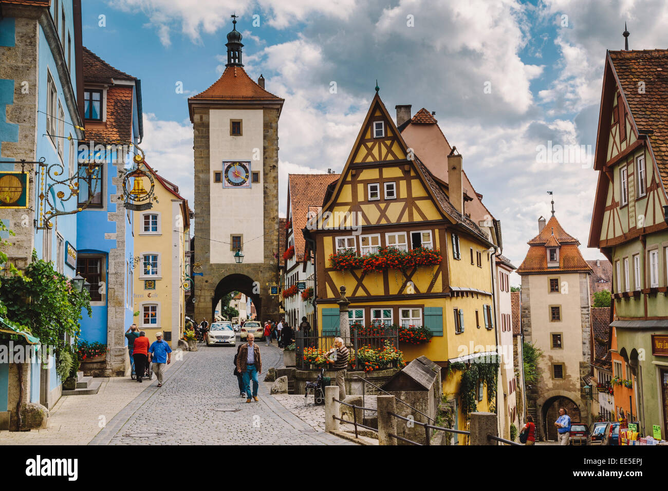 Romantic little german house hi-res stock photography and images - Alamy