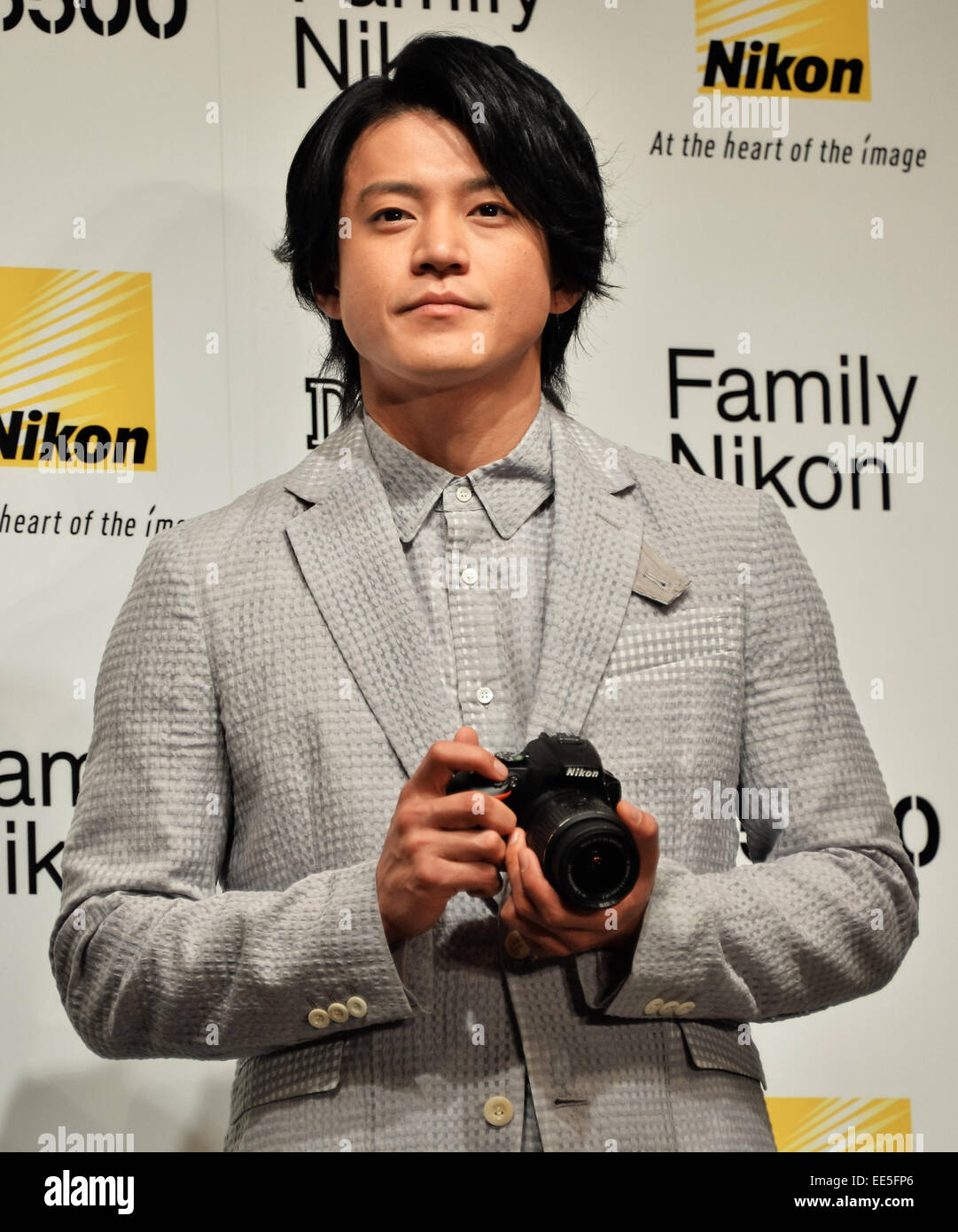 Shun Oguri, Jan 14, 2015 : Tokyo, Japan : Japanese actor Shun Oguri ...