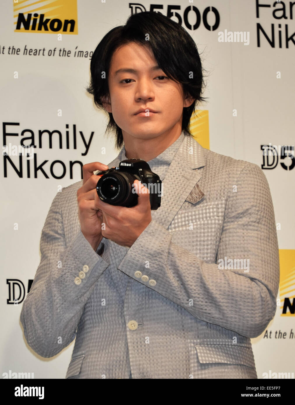 Shun Oguri, Jan 14, 2015 : Tokyo, Japan : Japanese actor Shun Oguri ...