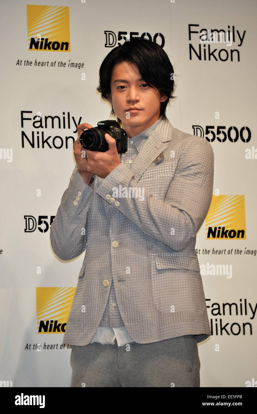 Shun Oguri, Jan 14, 2015 : Tokyo, Japan : Japanese actor Shun Oguri ...