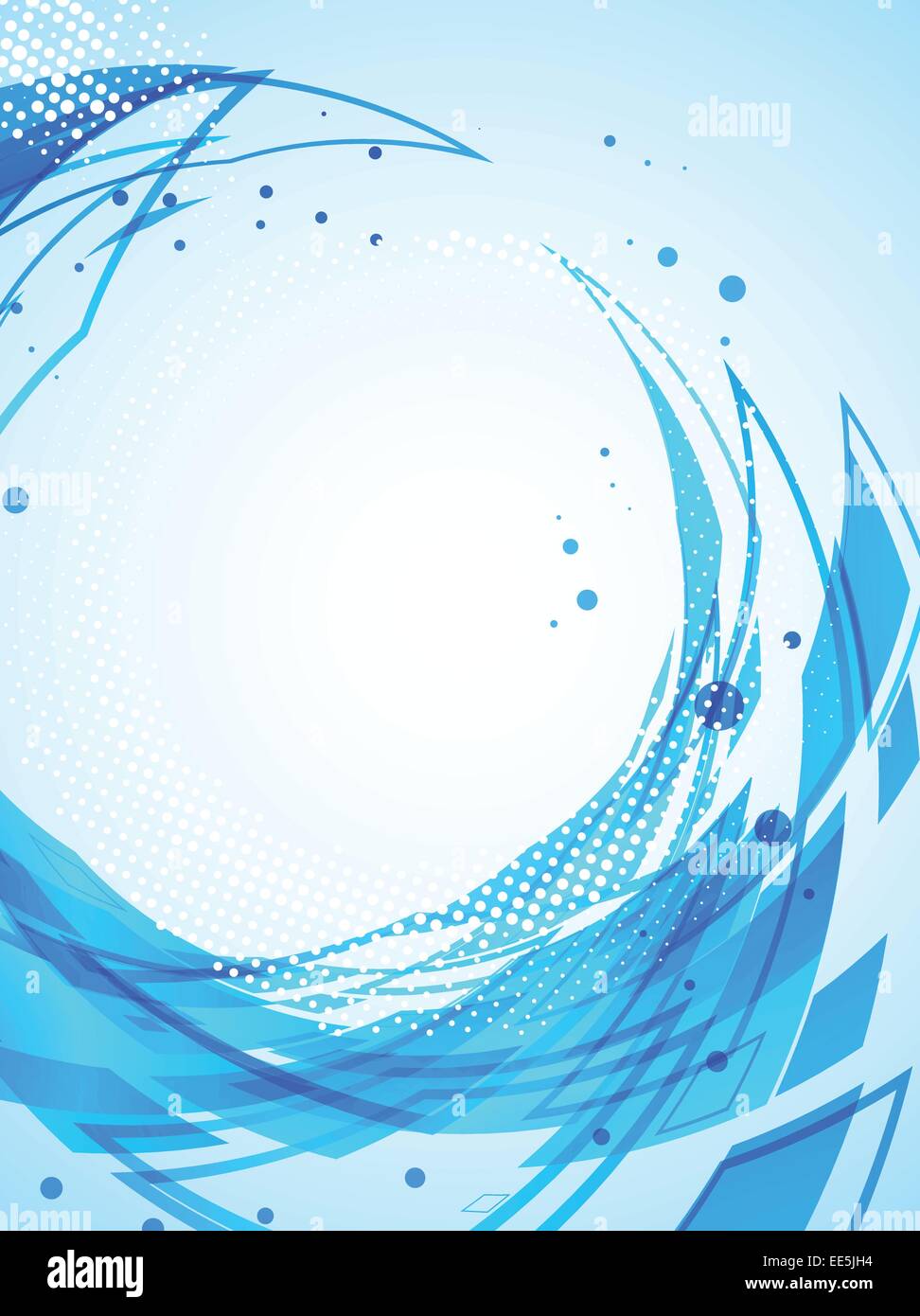 Abstract blue background. Halftone theme. Vector Stock Vector Image ...