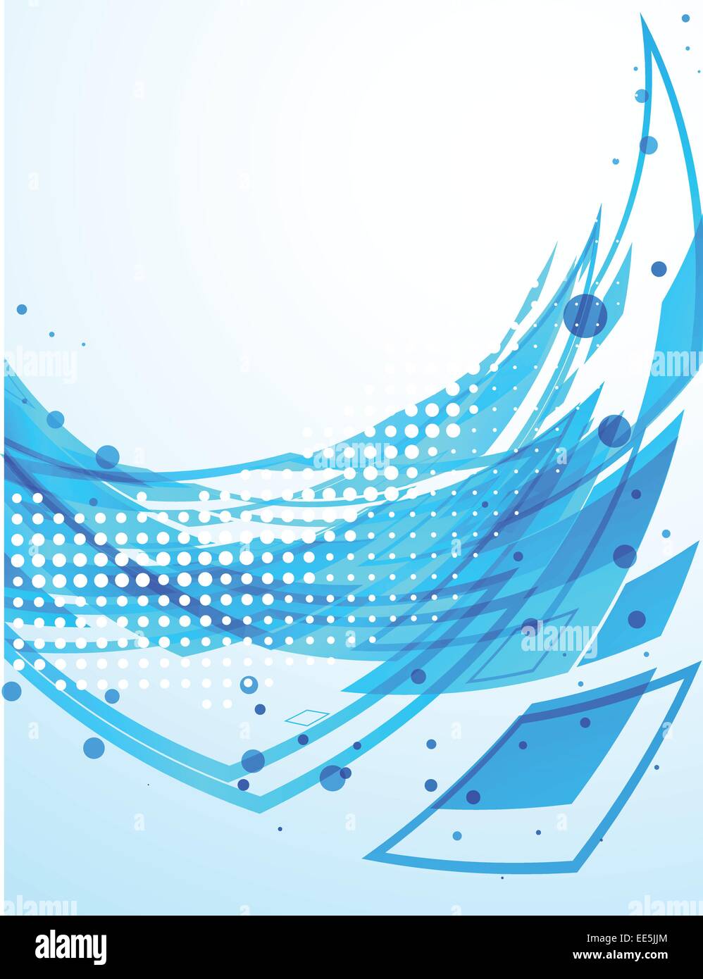 Abstract blue background. Halftone theme. Vector Stock Vector Image ...