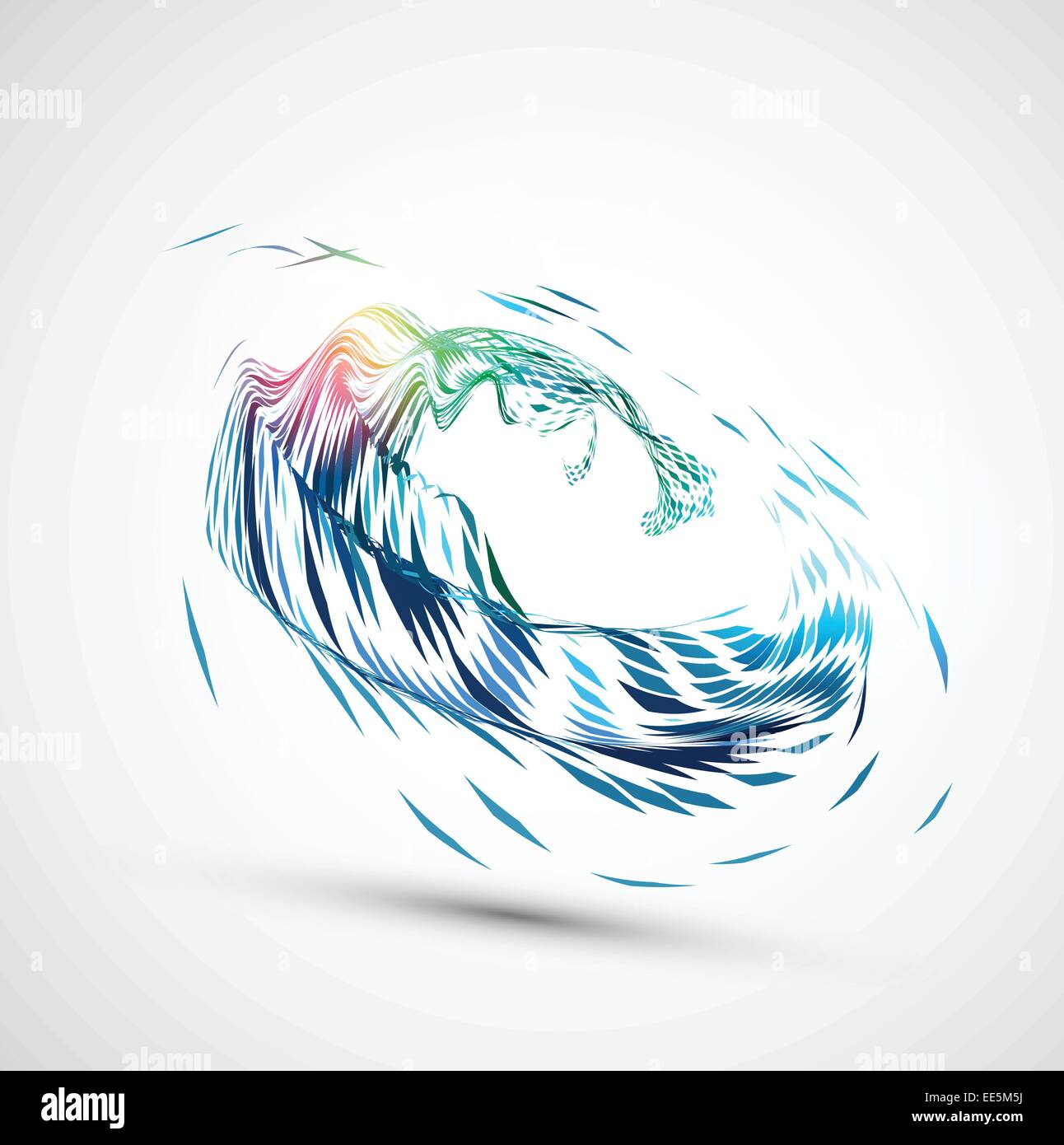 Abstract wave. Vector Stock Vector Image & Art - Alamy