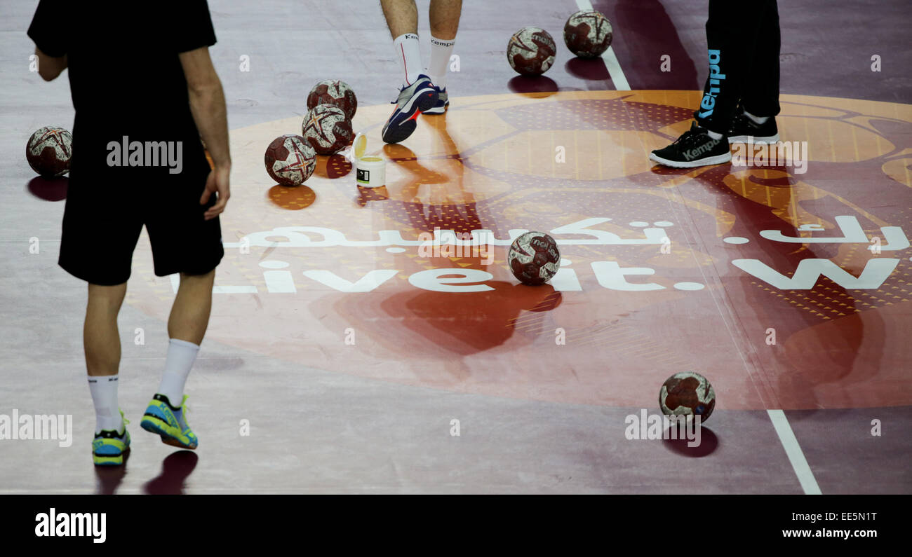 German Players enter the training of Team Germany prior to the men's ...