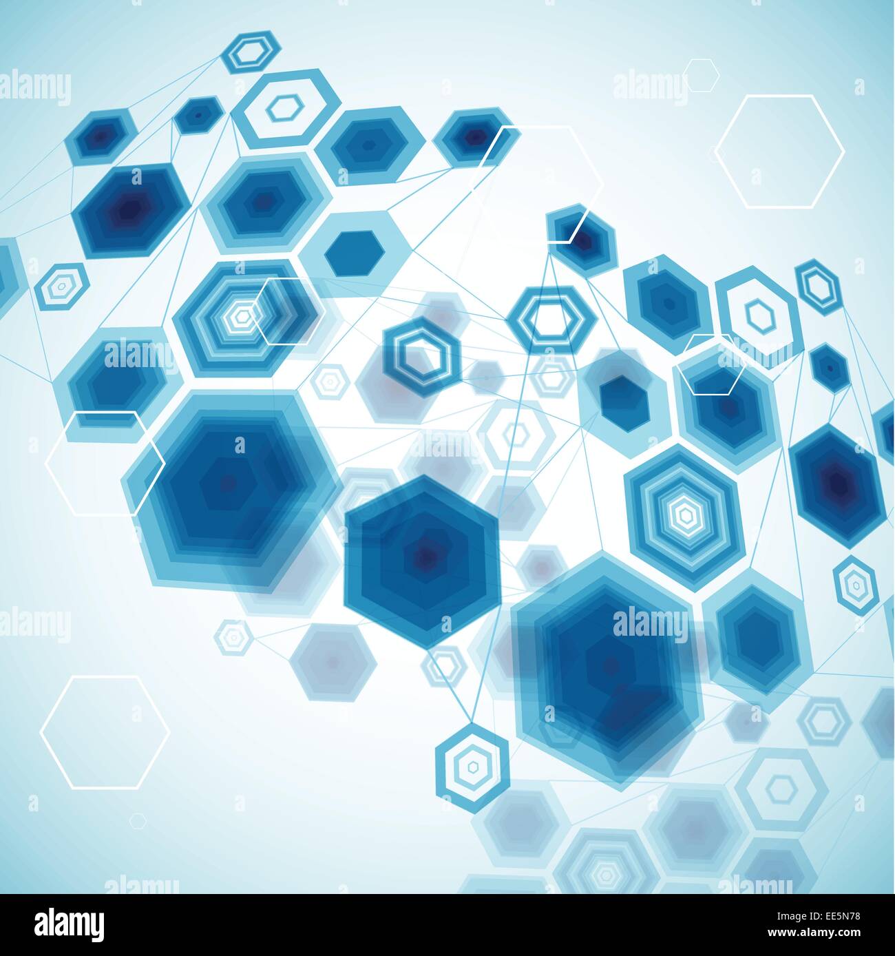Abstract Hexagonal Background. Vector Stock Vector Image & Art - Alamy
