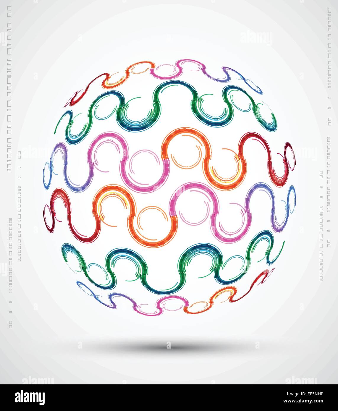 Pink digital globe technology background hi-res stock photography and ...