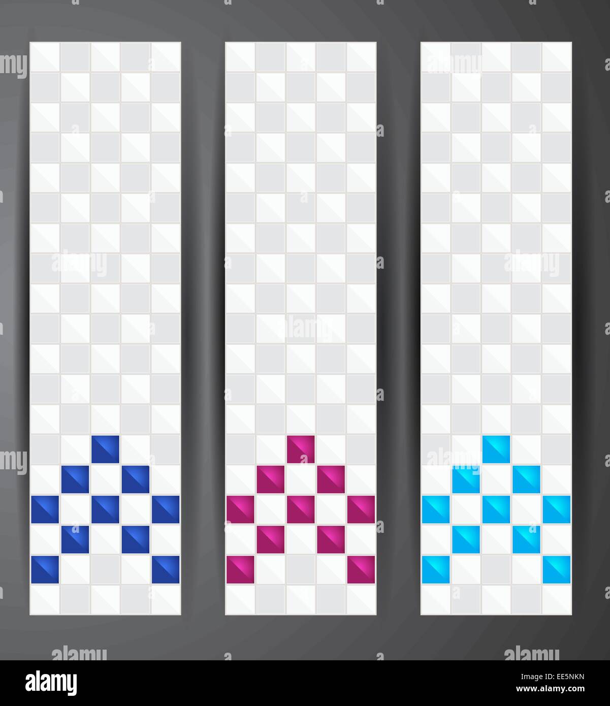 Web pixel banners. Vector Stock Vector Image & Art - Alamy