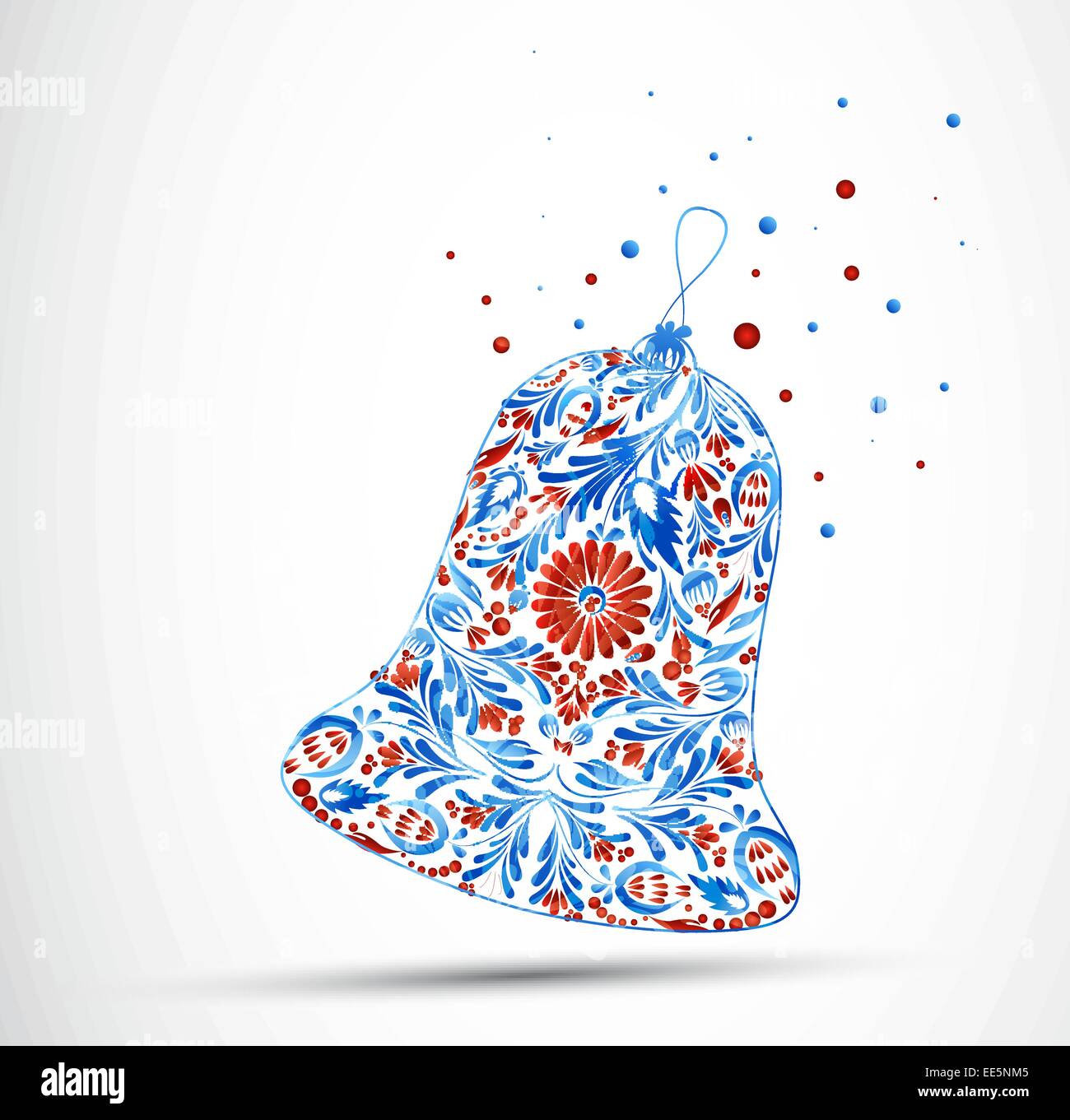 New Year's bell . Festive abstract background Stock Vector Image & Art ...