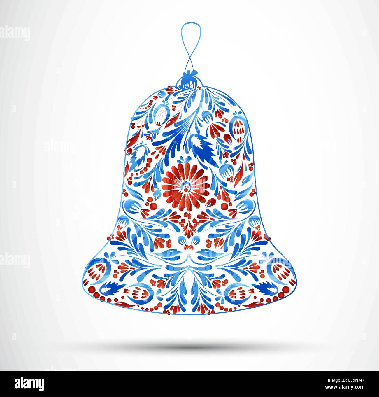 New Year's bell . Festive abstract background Stock Vector Image & Art ...