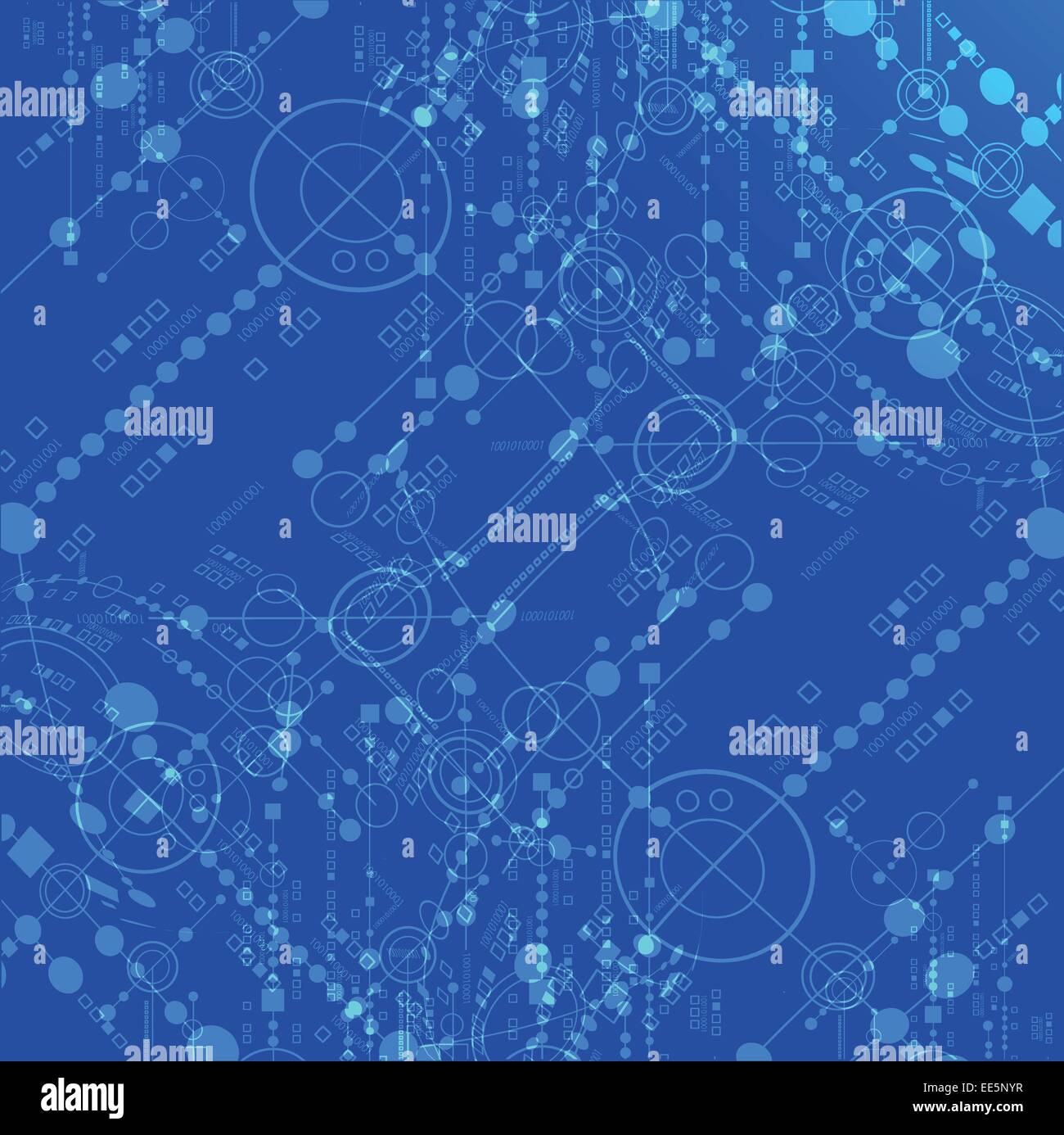 Blue technology background. Vector Stock Vector Image & Art - Alamy