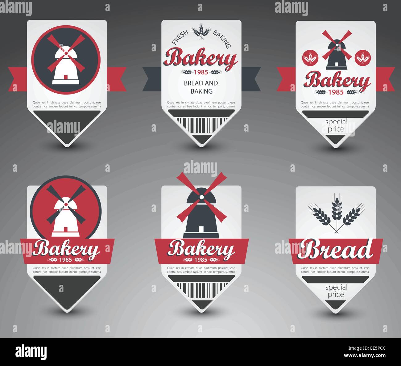 Set of bakery labels. Vector Stock Vector Image & Art - Alamy