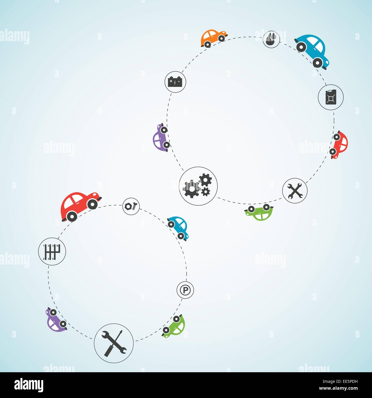 Car theme vector background Stock Vector Image & Art - Alamy