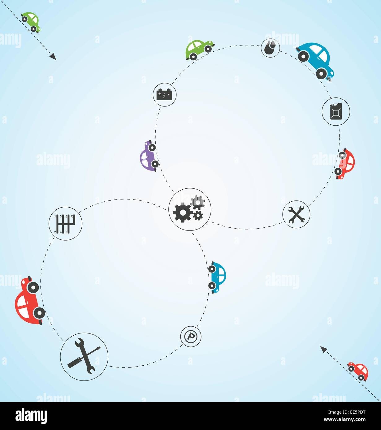 Car theme vector background Stock Vector Image & Art - Alamy