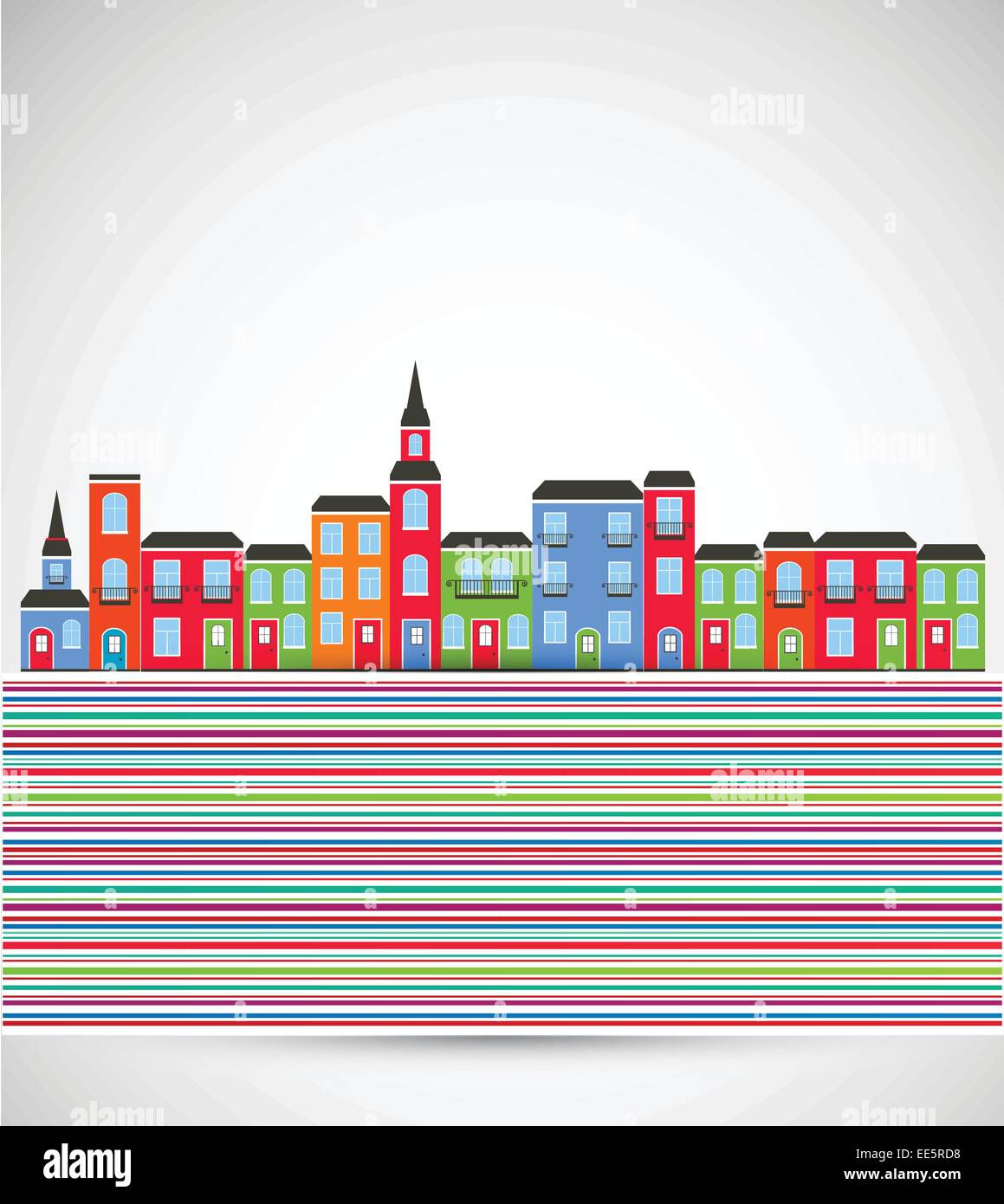 Abstract background. City theme. Vector Stock Vector Image & Art - Alamy