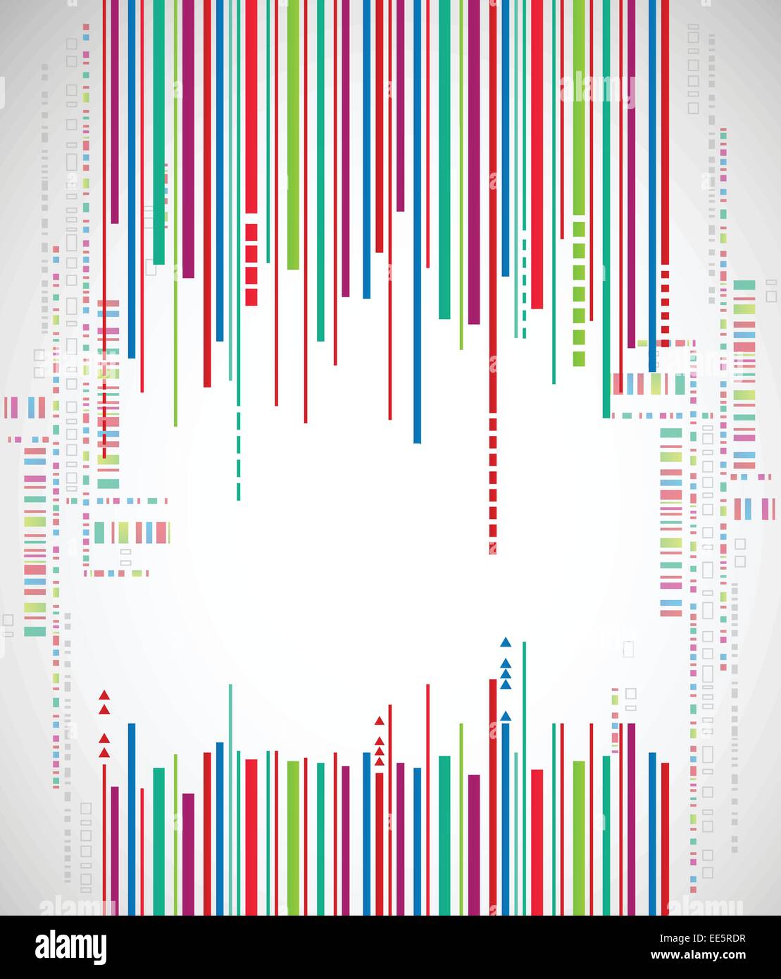 Abstract line background with technology elements Stock Vector Image ...