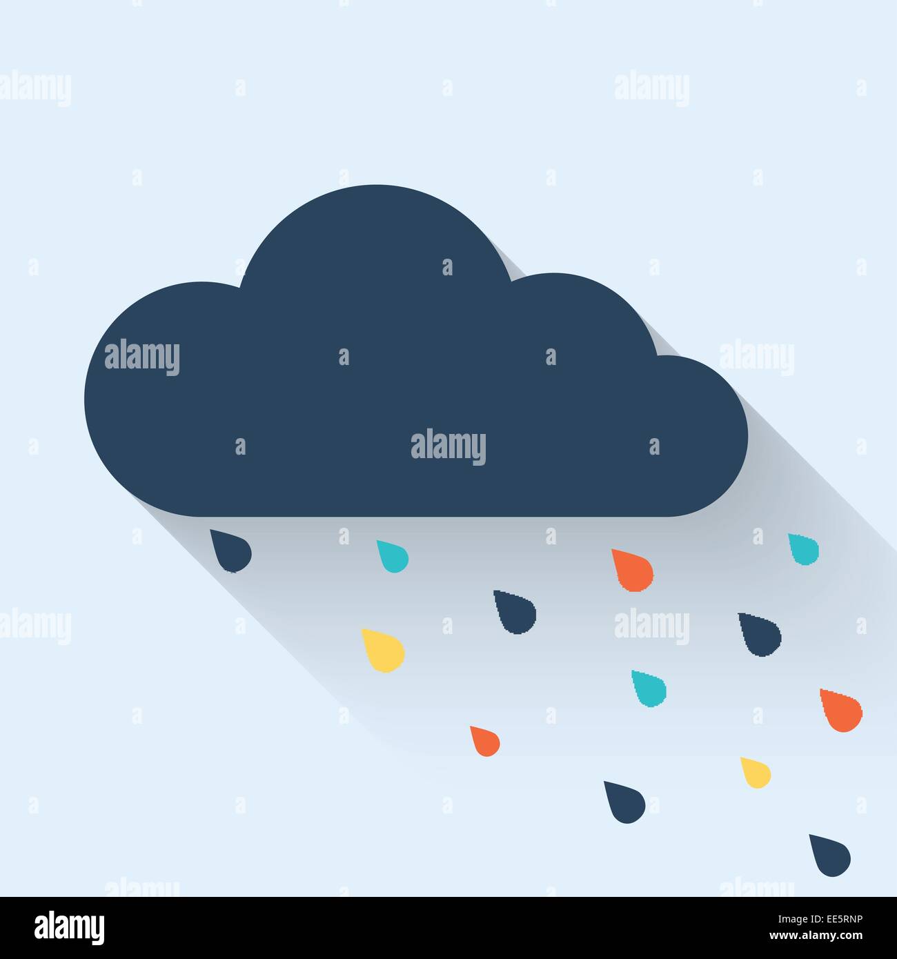 Creative cloud. Abstract vector background Stock Vector Image & Art - Alamy