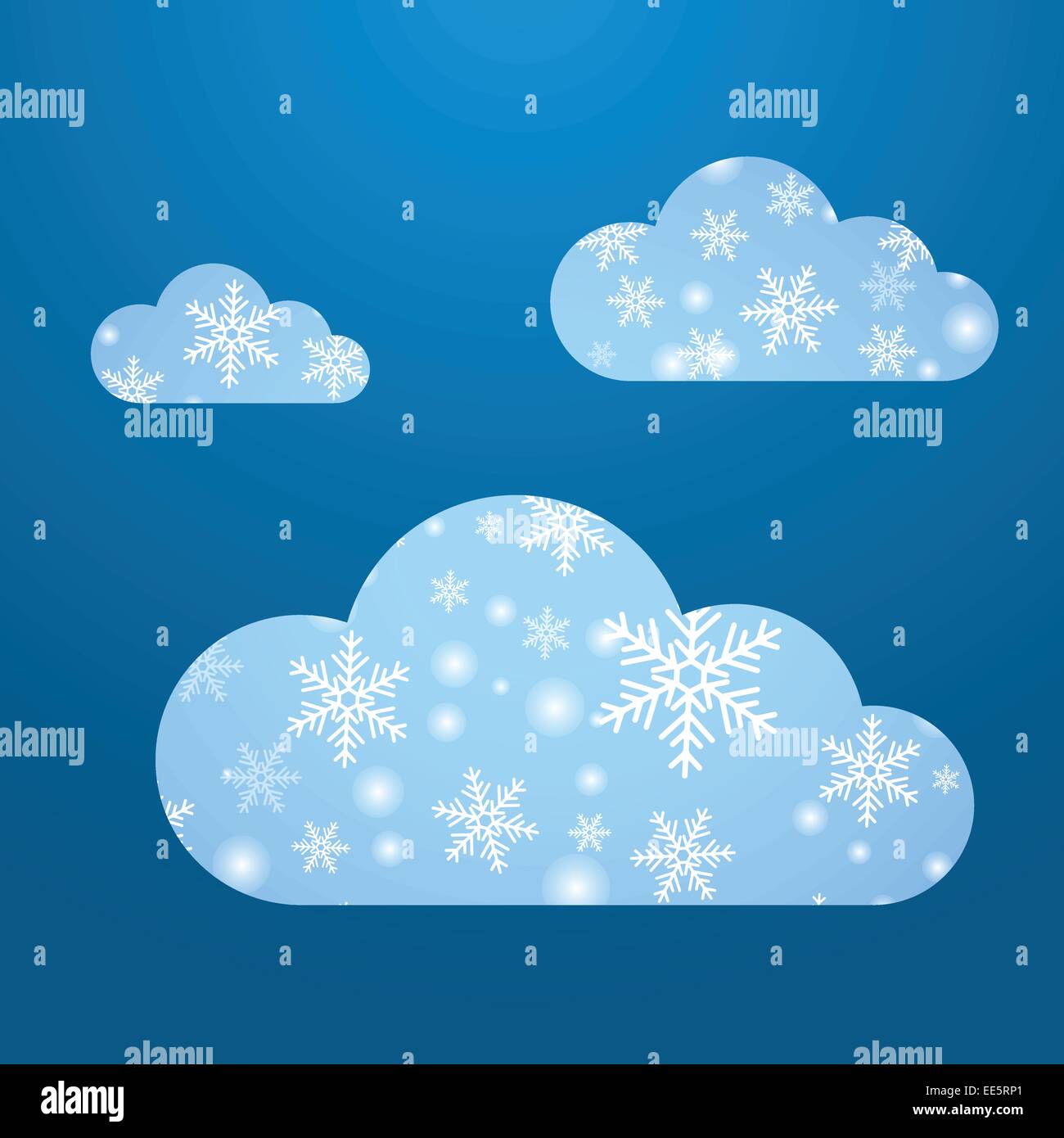 Border design winter theme illustration Stock Vector Images - Alamy