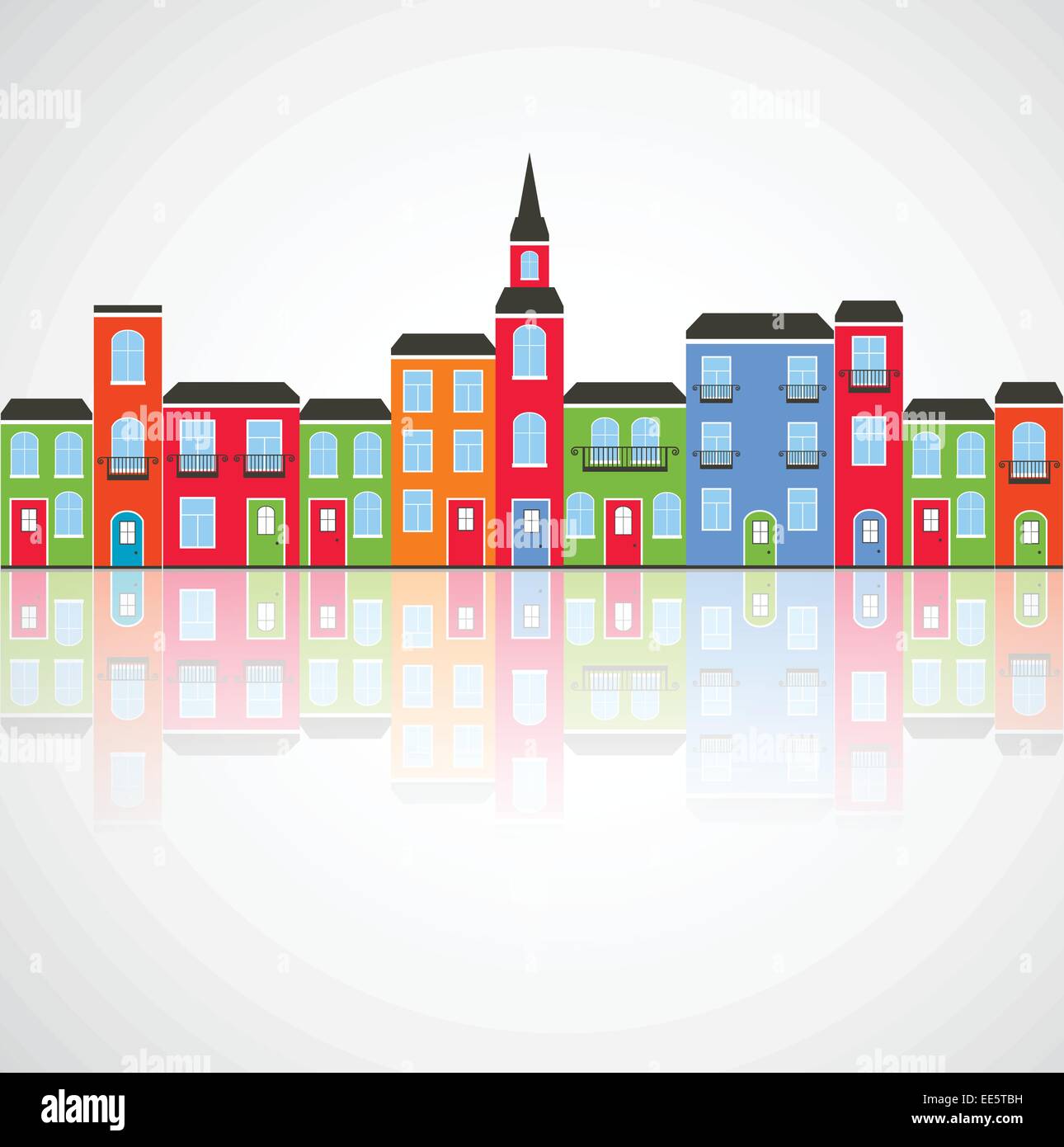 Abstract background. City theme. Vector Stock Vector Image & Art - Alamy