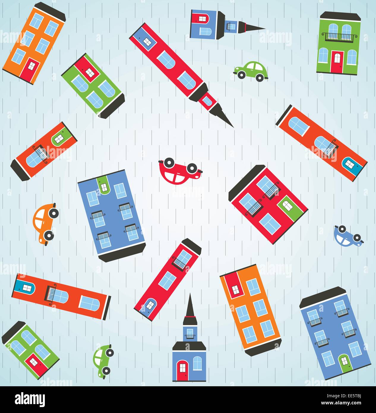 Color city background. Vector Stock Vector Image & Art - Alamy